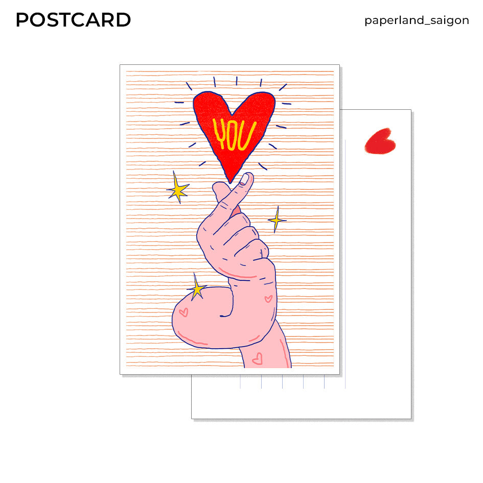 "BẮN TIM" POSTCARD – Paperland Sai Gon