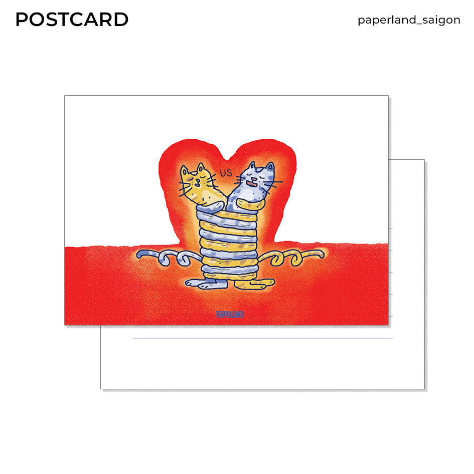"WRAPPED IN LOVE" POSTCARD – Paperland Sai Gon