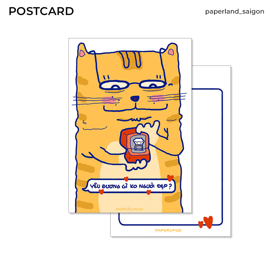 "TỎ TÌNH" POSTCARD – Paperland Sai Gon