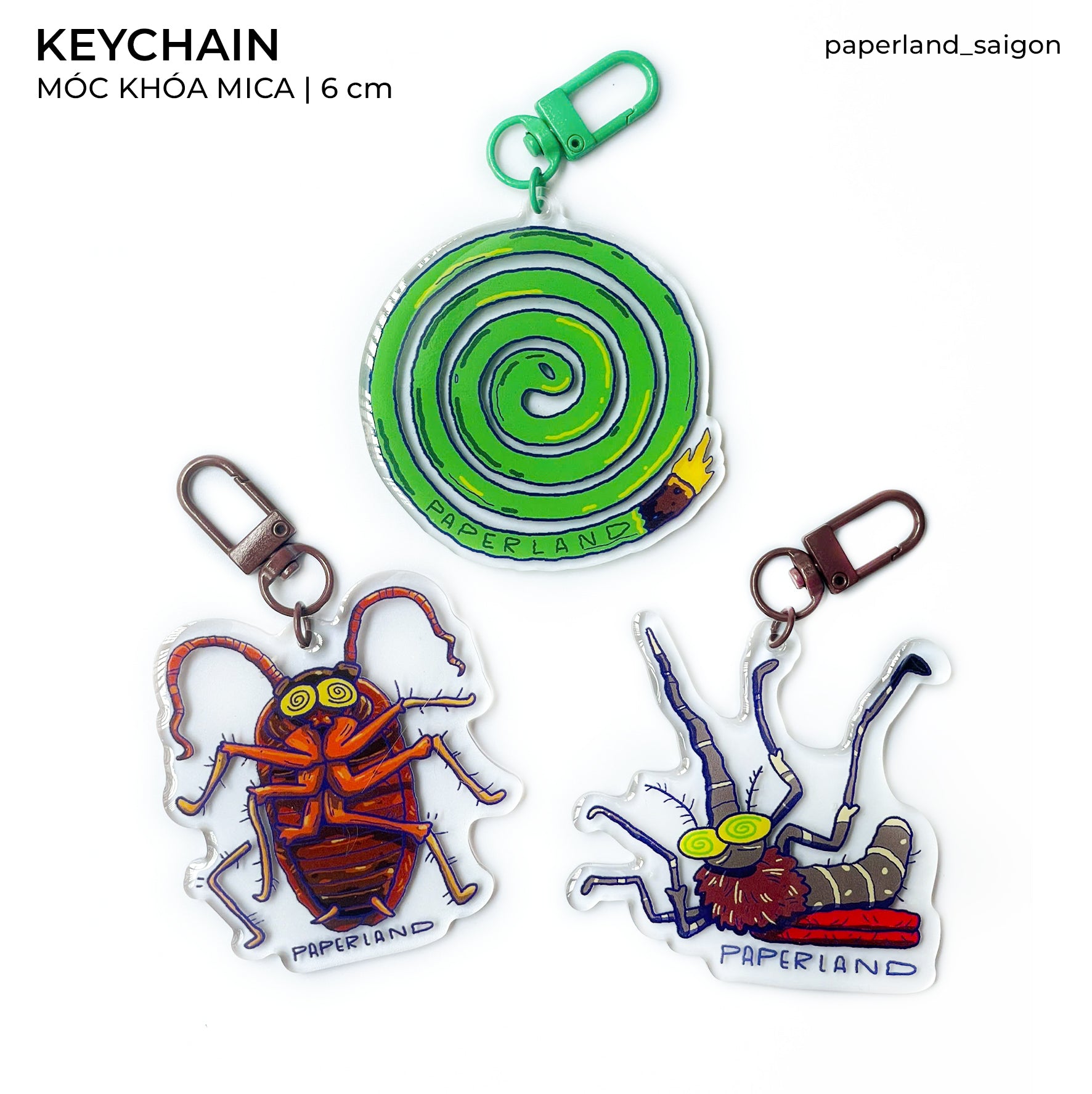 "RAINY SEASON" KEYCHAIN – Paperland Sai Gon