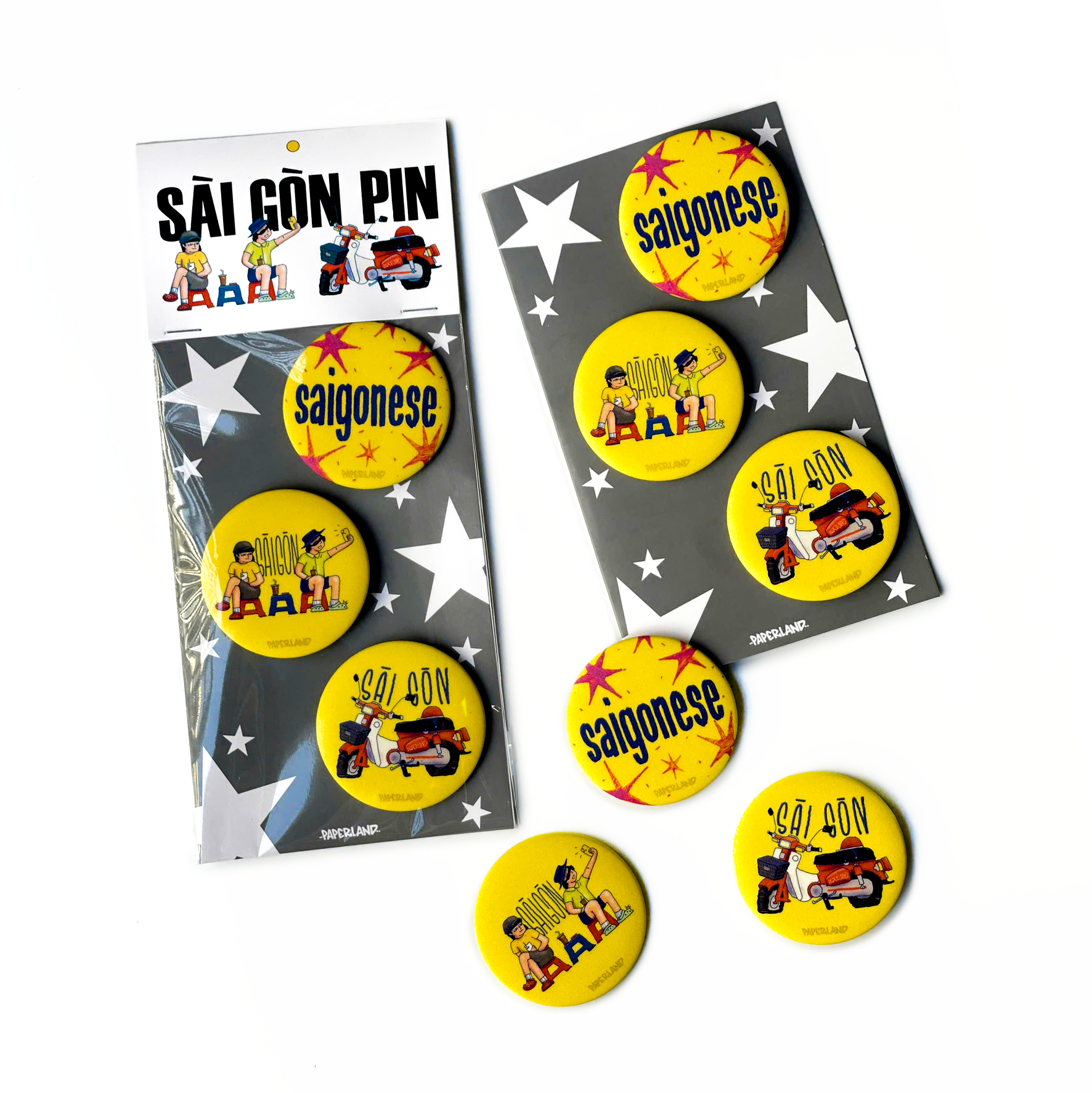 "SÀI GÒN" PIN BUTTON – Paperland Sai Gon