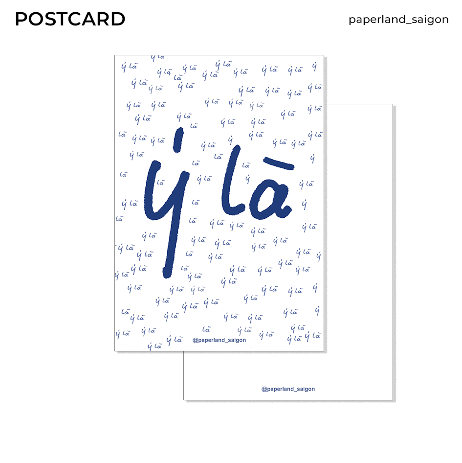 "Ý LÀ" POSTCARD – Paperland Sai Gon