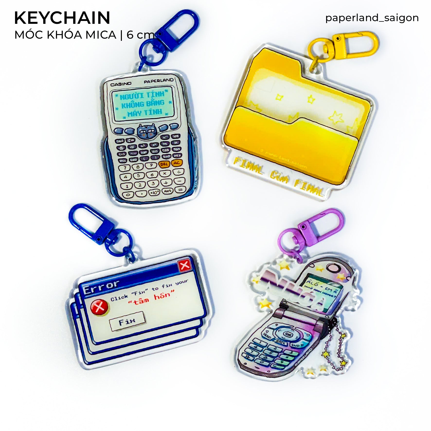 "CÔNG NGHỆ" KEYCHAIN – Paperland Sai Gon