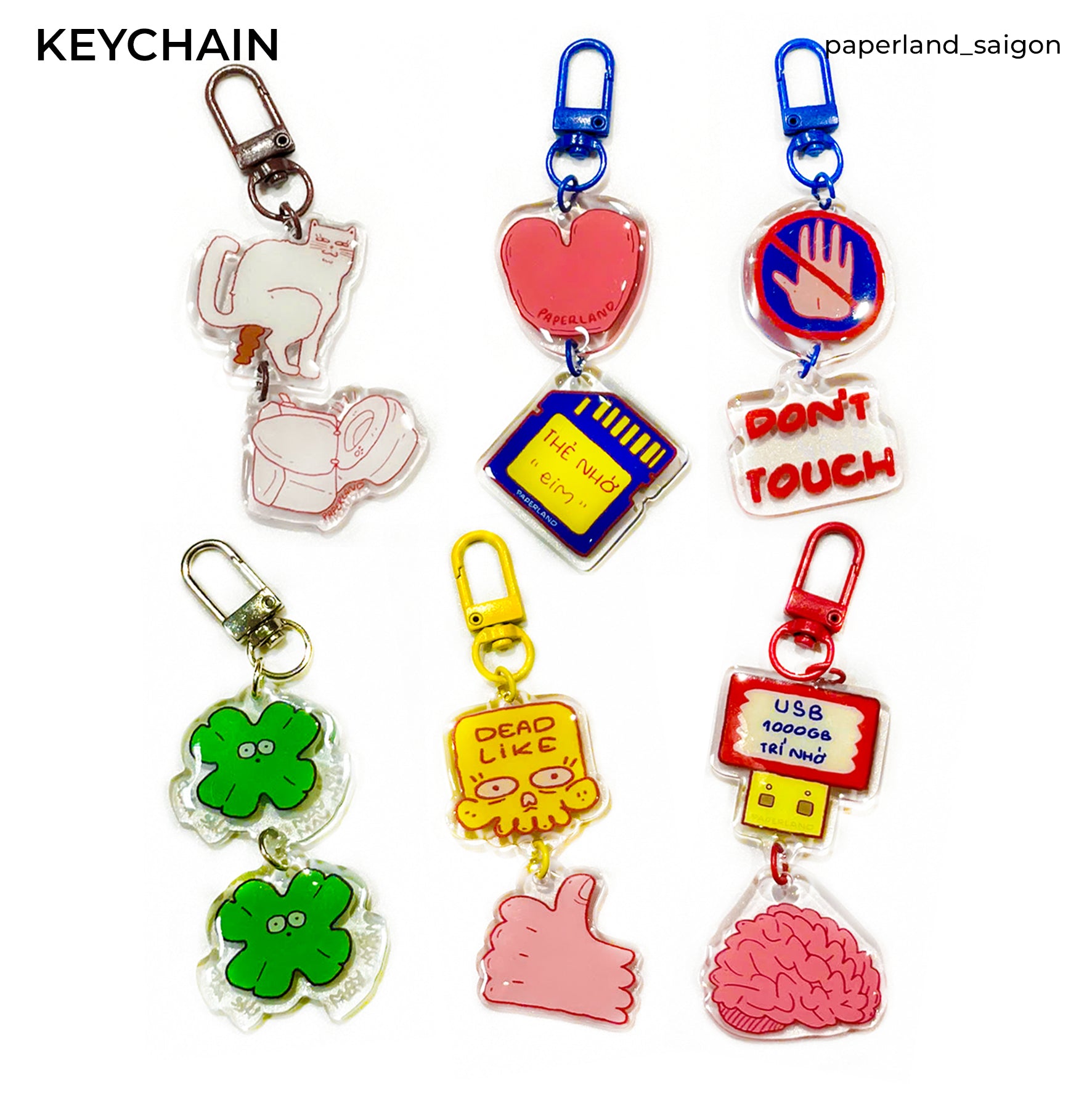 MINI KEYCHAIN – Paperland Sai Gon